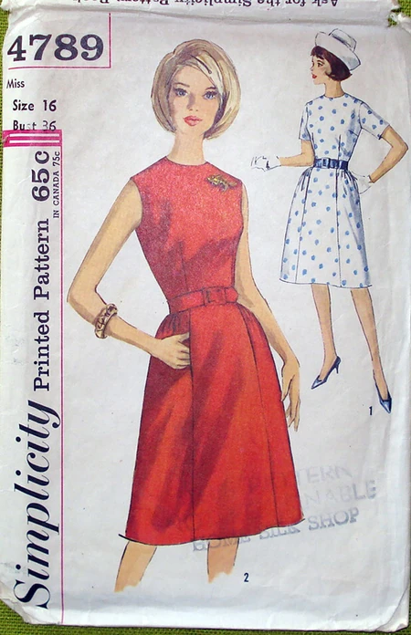 Simplicity 4789 | Vintage Sewing Patterns | Fandom