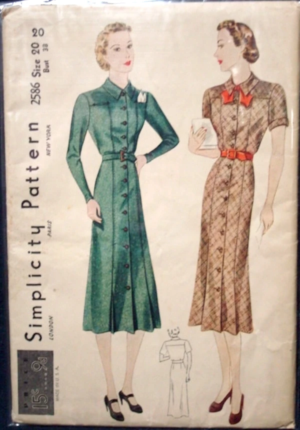 Simplicity 2586 B | Vintage Sewing Patterns | Fandom