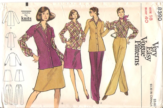 Vogue 8390 | Vintage Sewing Patterns | Fandom