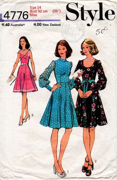 Style 4776 | Vintage Sewing Patterns | Fandom
