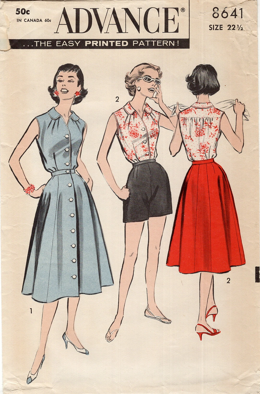 Advance 8641 | Vintage Sewing Patterns | Fandom