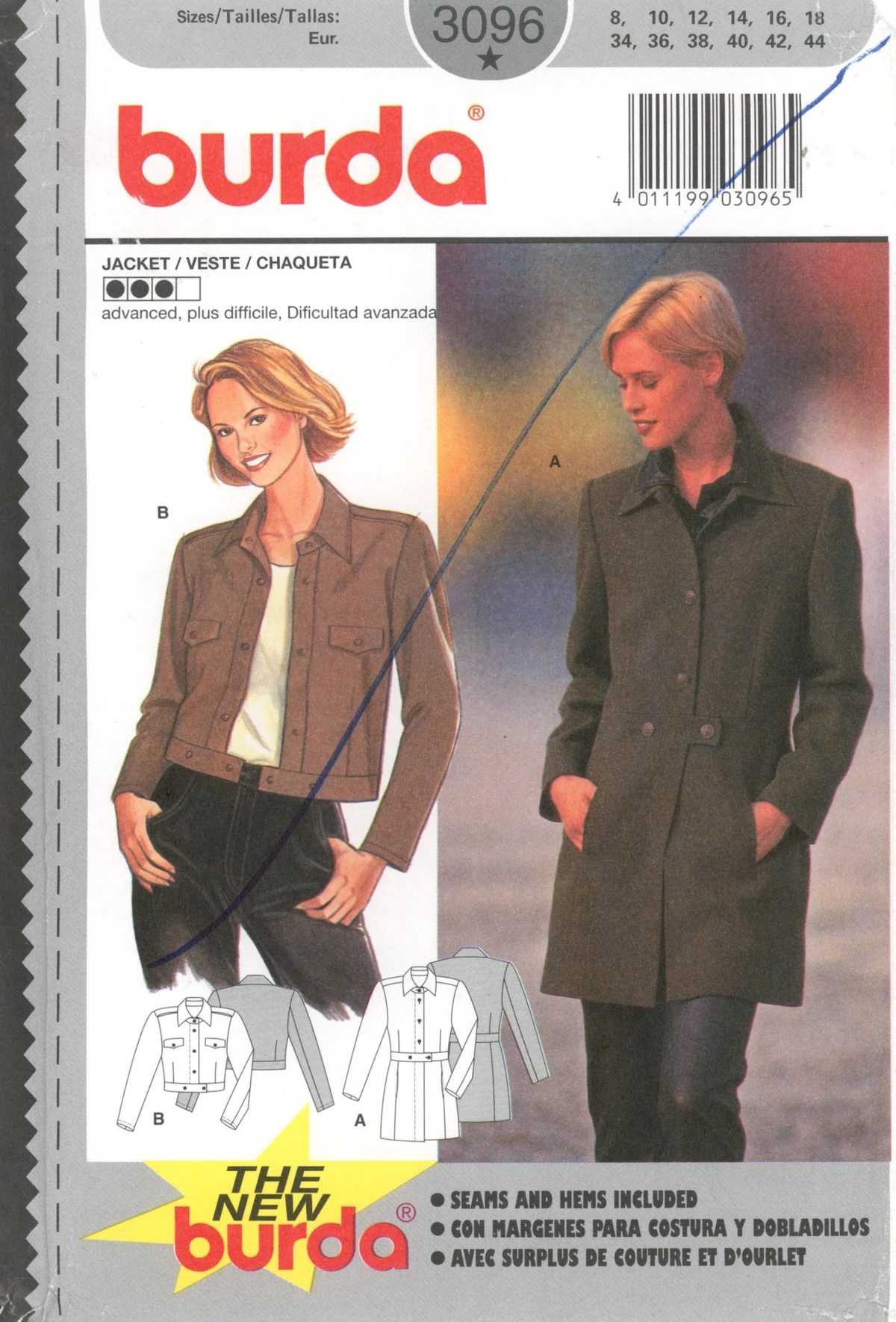 Burda 3096 | Vintage Sewing Patterns | Fandom