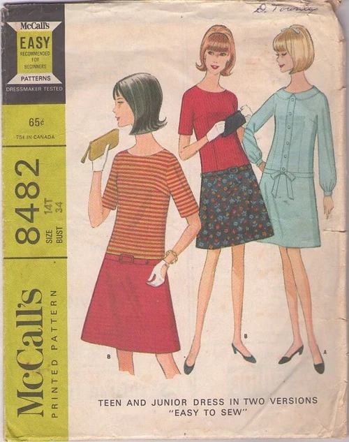 McCall's 8482 | Vintage Sewing Patterns | Fandom