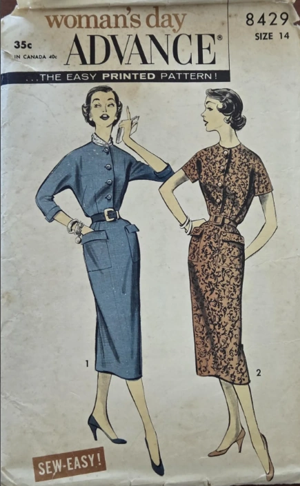 Advance 8429 | Vintage Sewing Patterns | Fandom
