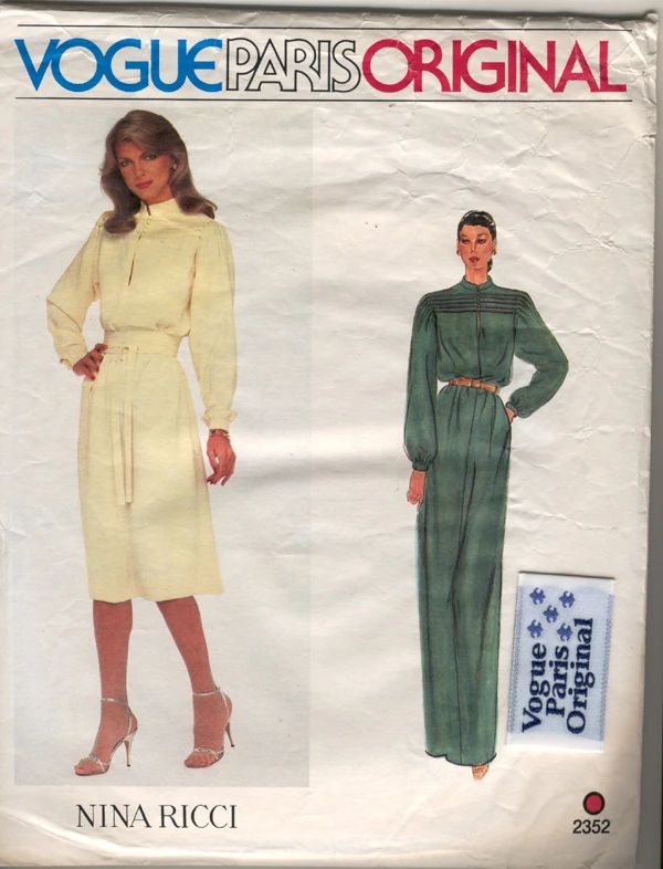 Vogue 2352 A | Vintage Sewing Patterns | Fandom