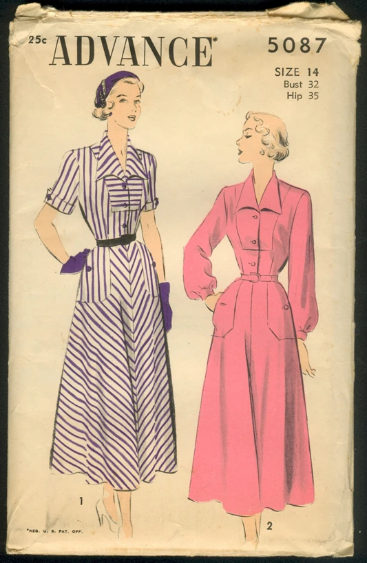 Advance 5087 | Vintage Sewing Patterns | Fandom
