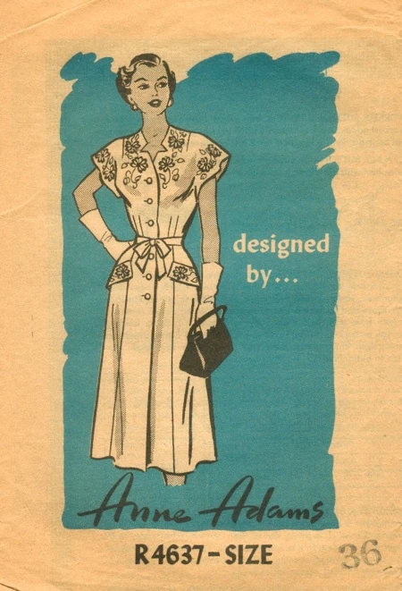 Anne Adams R4637 | Vintage Sewing Patterns | Fandom