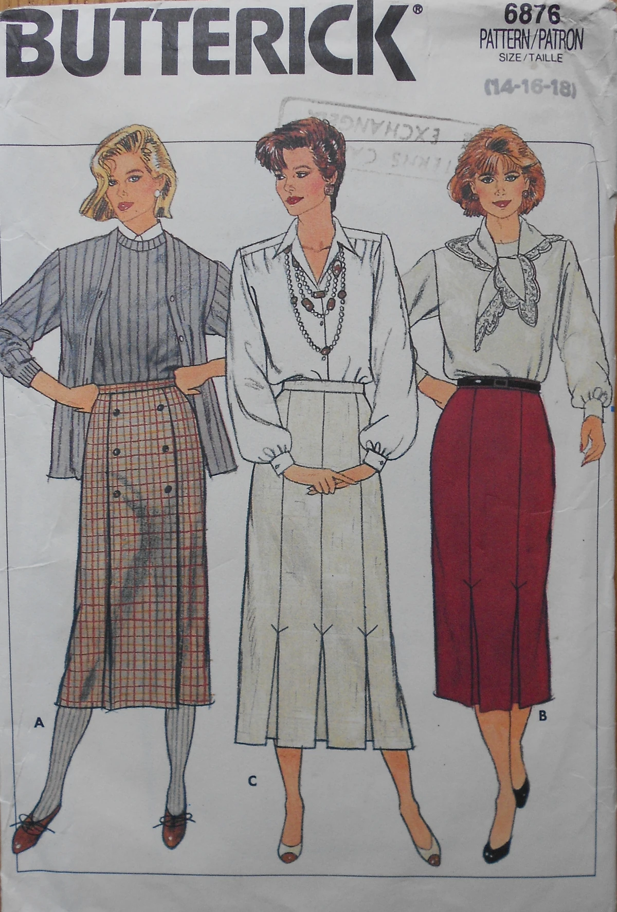 Butterick 6876 D | Vintage Sewing Patterns | Fandom