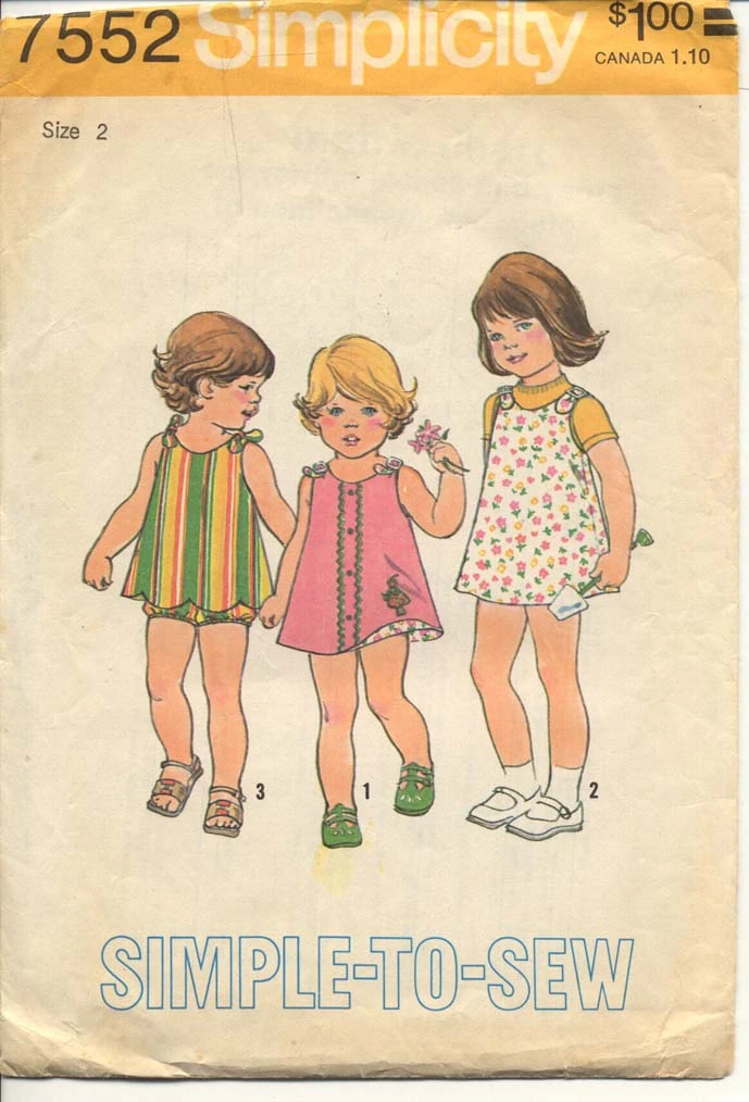 Simplicity 7552 A | Vintage Sewing Patterns | Fandom