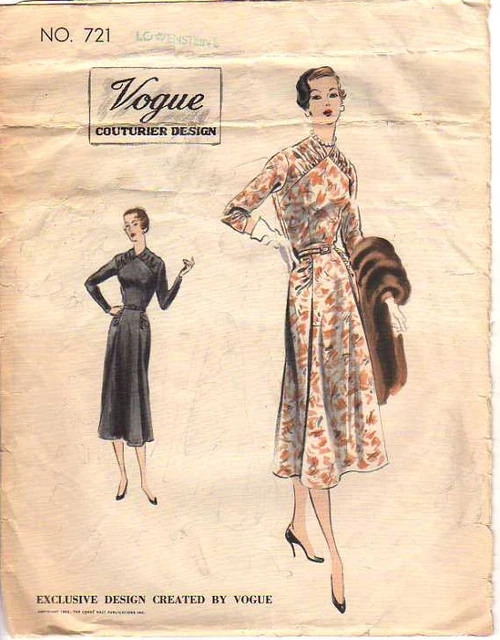 Vogue 721 | Vintage Sewing Patterns | Fandom
