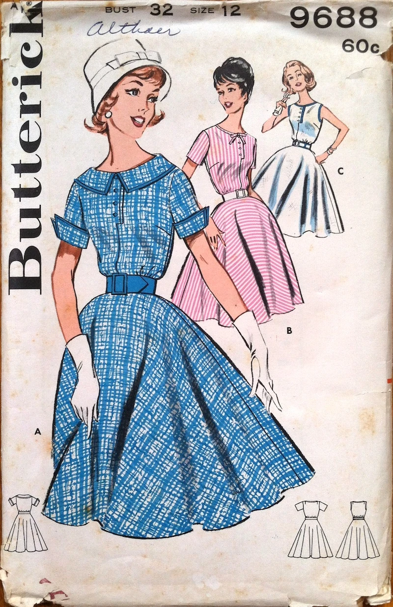 Butterick 9688 | Vintage Sewing Patterns | Fandom