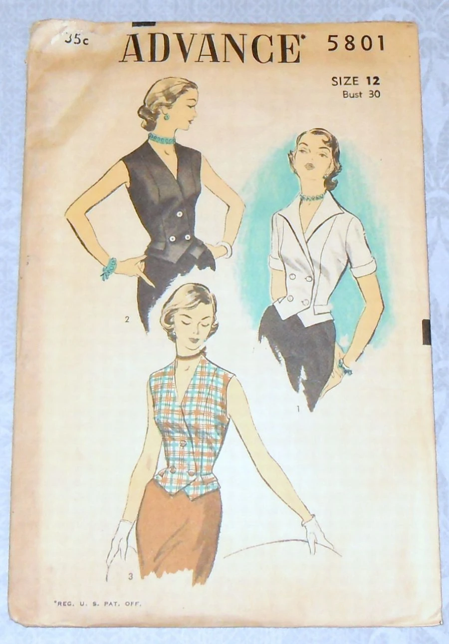 Advance 5801 | Vintage Sewing Patterns | Fandom