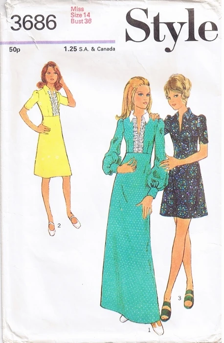Style 3686 | Vintage Sewing Patterns | Fandom