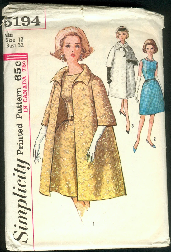 Simplicity 5194 | Vintage Sewing Patterns | Fandom