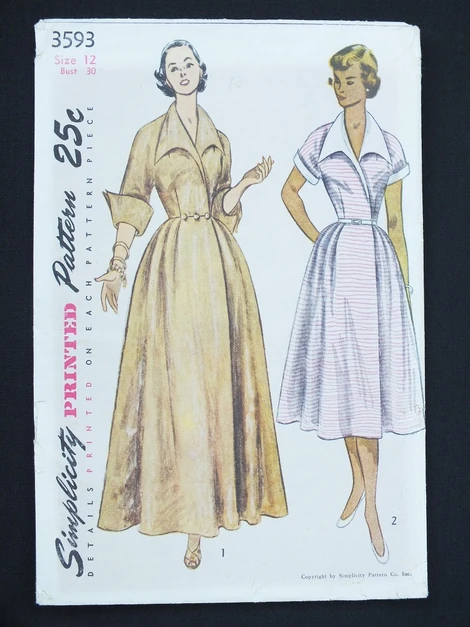 Simplicity 3593 A | Vintage Sewing Patterns | Fandom