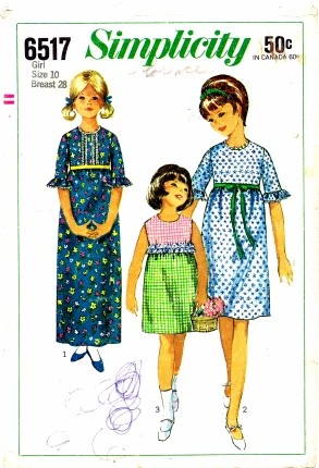 Simplicity 6517 B | Vintage Sewing Patterns | Fandom