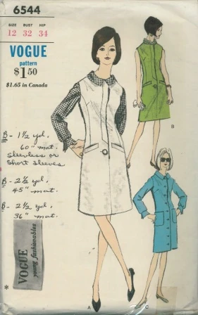 Vogue 6544 | Vintage Sewing Patterns | Fandom