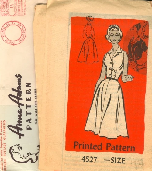 Anne Adams 4527 | Vintage Sewing Patterns | Fandom