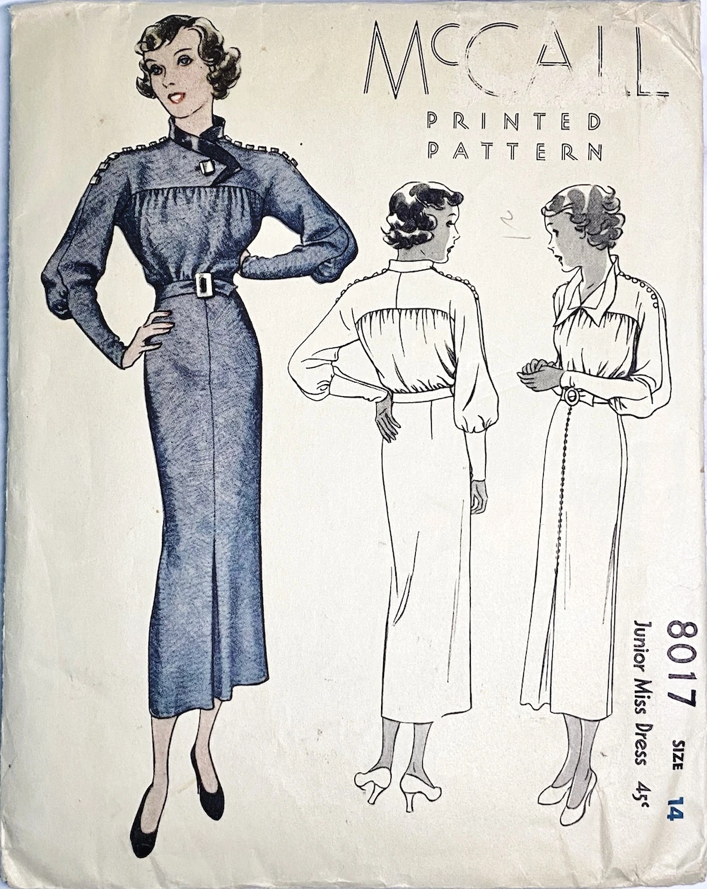McCall 8017 A | Vintage Sewing Patterns | Fandom