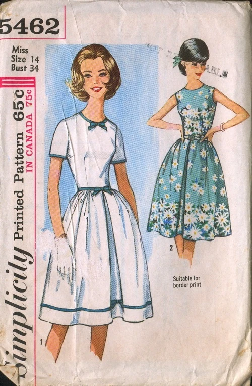 Simplicity 5462 | Vintage Sewing Patterns | Fandom