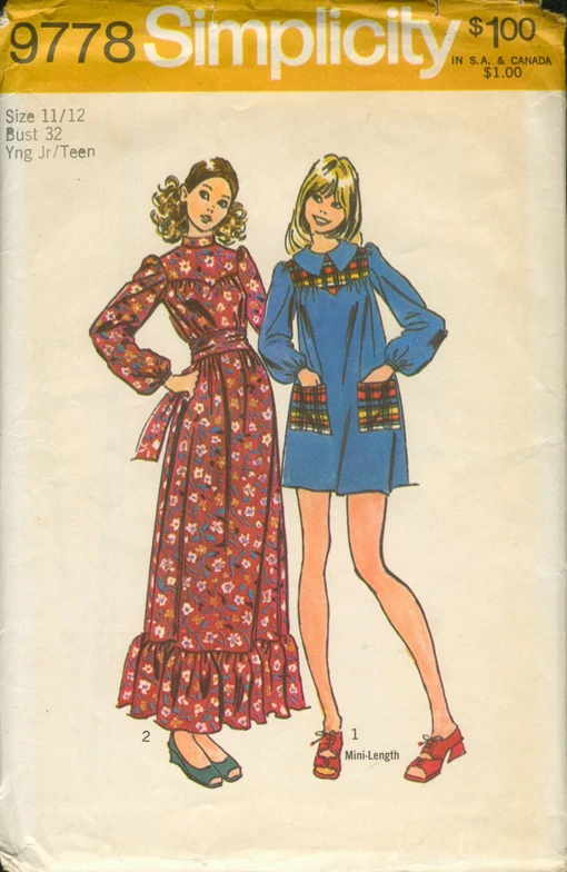 Simplicity 9778 | Vintage Sewing Patterns | Fandom