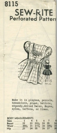 Sew-Rite 8115 | Vintage Sewing Patterns | Fandom