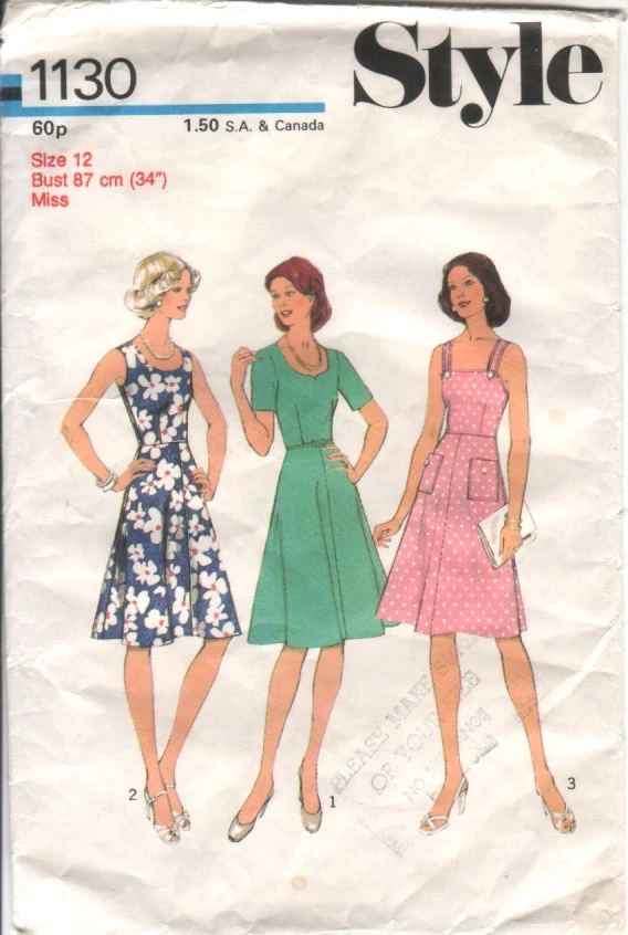 Style 1130 | Vintage Sewing Patterns | Fandom