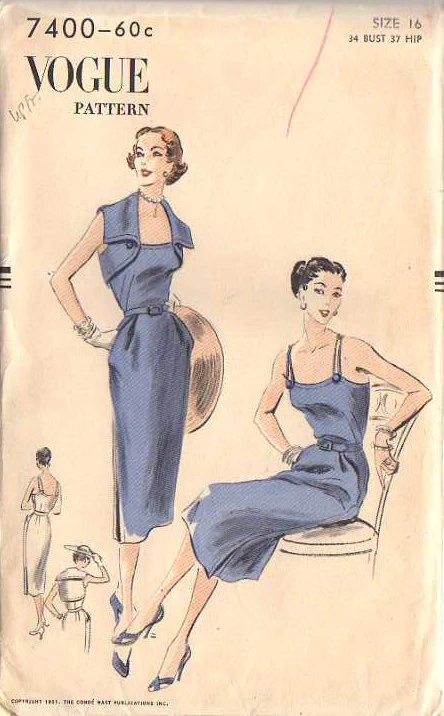 Vogue 7400 A | Vintage Sewing Patterns | Fandom