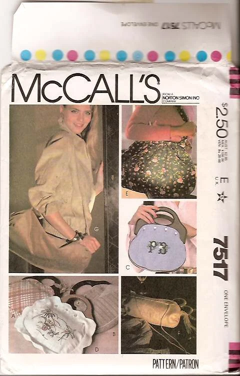 McCall's 7517 | Vintage Sewing Patterns | Fandom