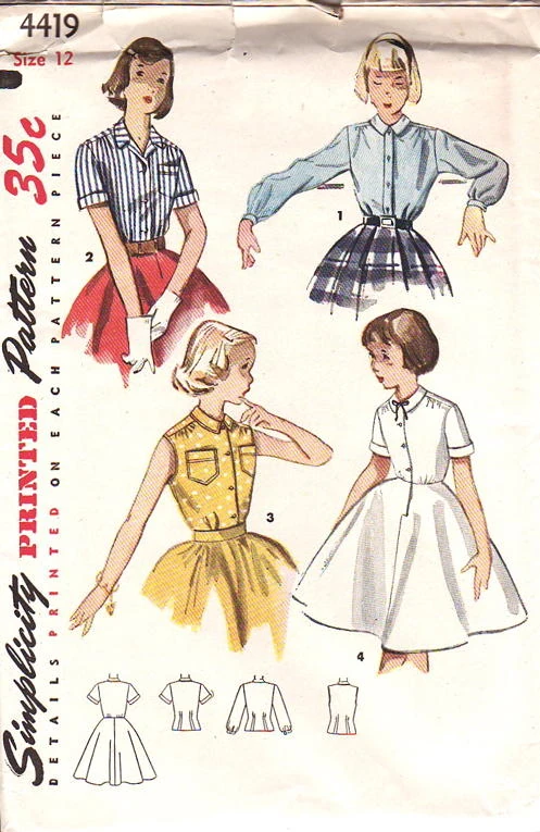 Simplicity 4419 | Vintage Sewing Patterns | Fandom