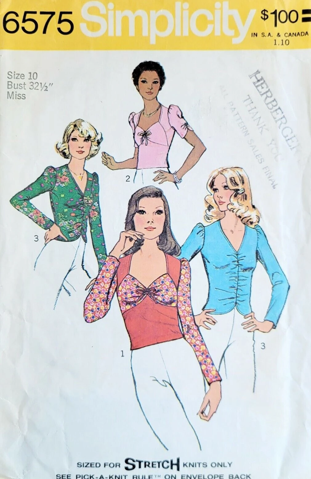 Simplicity 6575 | Vintage Sewing Patterns | Fandom