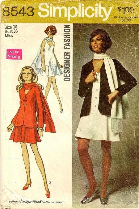 Simplicity 8543 | Vintage Sewing Patterns | Fandom