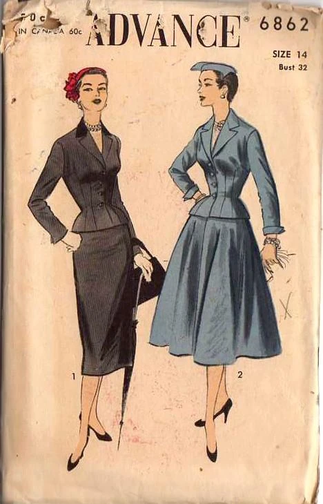 Advance 6862 | Vintage Sewing Patterns | Fandom