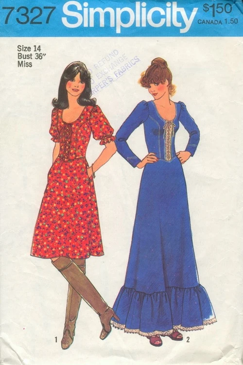 Simplicity 7327 | Vintage Sewing Patterns | Fandom