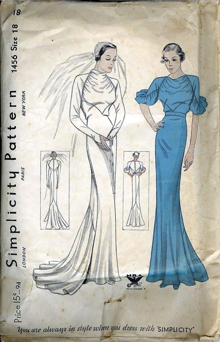 Simplicity 1456 A | Vintage Sewing Patterns | Fandom