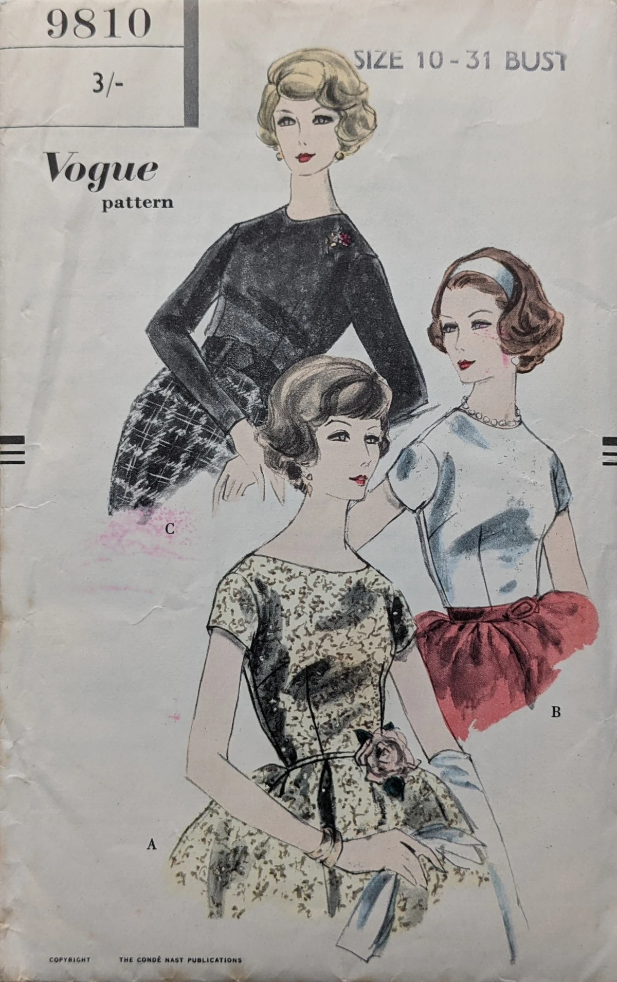 Vogue 9810 A | Vintage Sewing Patterns | Fandom