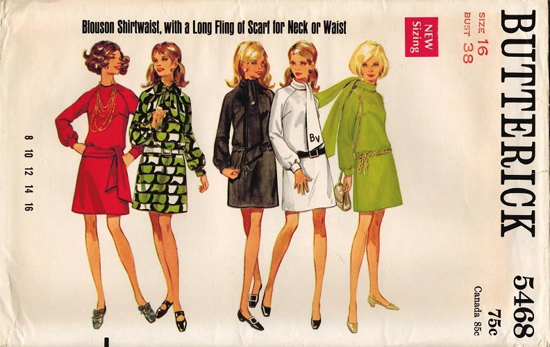 Butterick 5468 | Vintage Sewing Patterns | Fandom