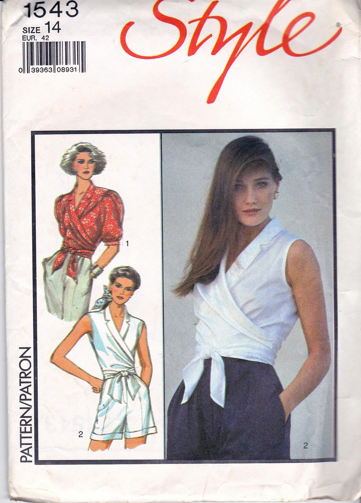 Style 1543 B | Vintage Sewing Patterns | Fandom
