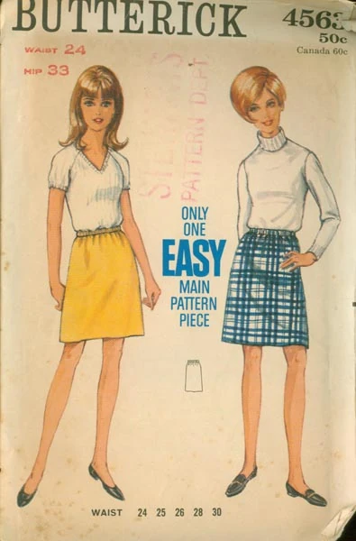 Butterick 4563 | Vintage Sewing Patterns | Fandom
