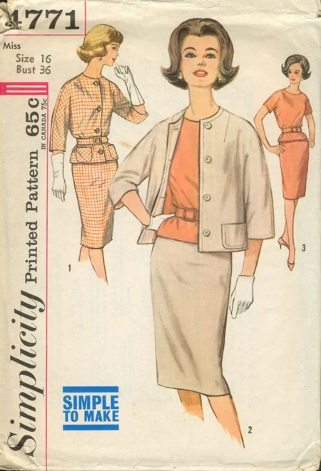 Simplicity 4771 | Vintage Sewing Patterns | Fandom