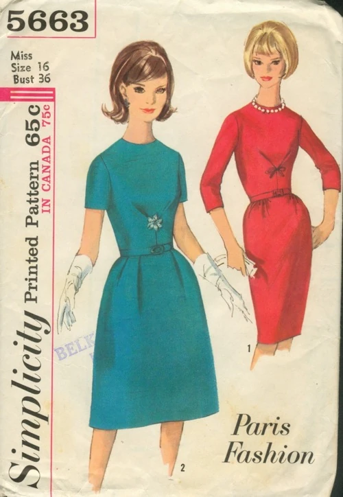 Simplicity 5663 | Vintage Sewing Patterns | Fandom