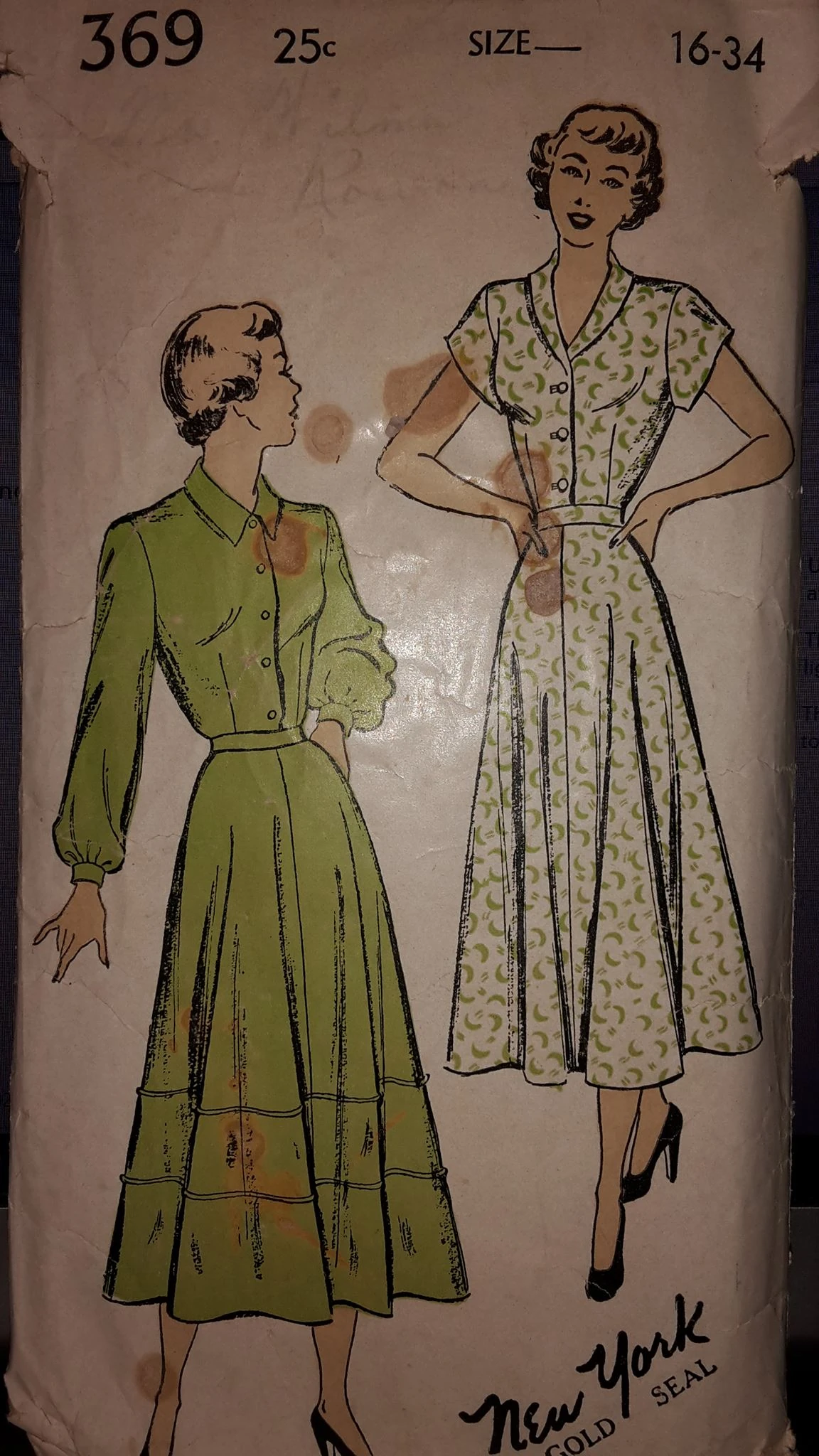 New York 369 | Vintage Sewing Patterns | Fandom