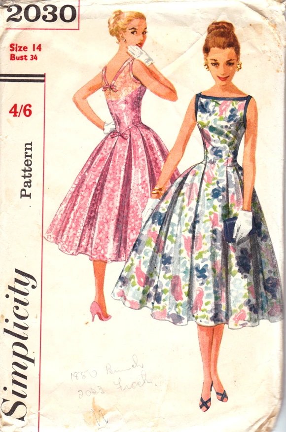 Simplicity 2030 A | Vintage Sewing Patterns | Fandom