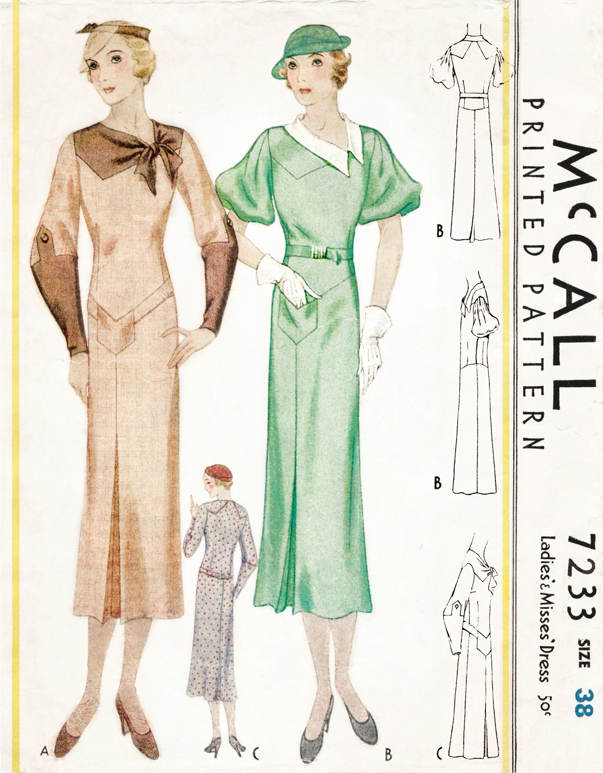 McCall 7233 | Vintage Sewing Patterns | Fandom
