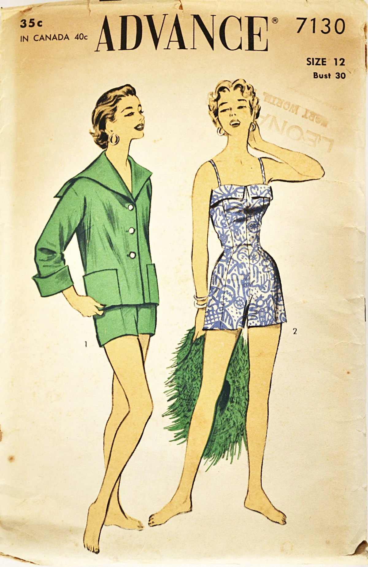 Advance 7130 | Vintage Sewing Patterns | Fandom
