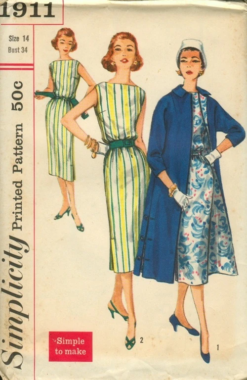 Simplicity 1911 | Vintage Sewing Patterns | Fandom
