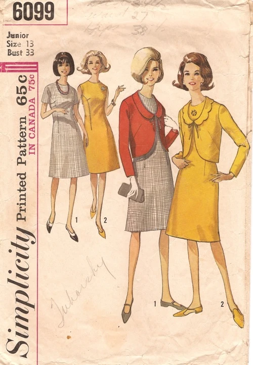 Simplicity 6099 | Vintage Sewing Patterns | Fandom