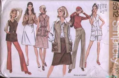 Simplicity 9512 | Vintage Sewing Patterns | Fandom