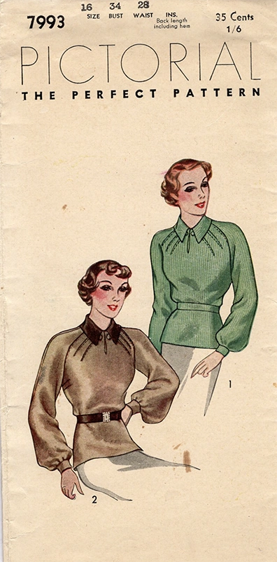 Pictorial Review 7993 | Vintage Sewing Patterns | Fandom