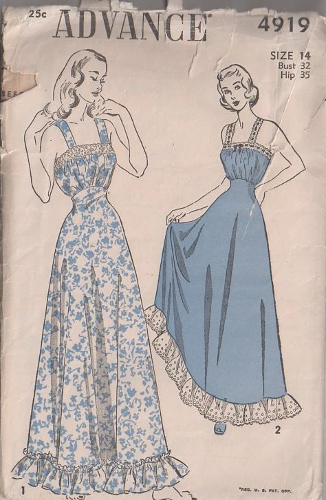 Advance 4919 | Vintage Sewing Patterns | Fandom